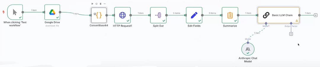 Automate invoice data extraction with n8n and AI OCR - Loïc Chossiere